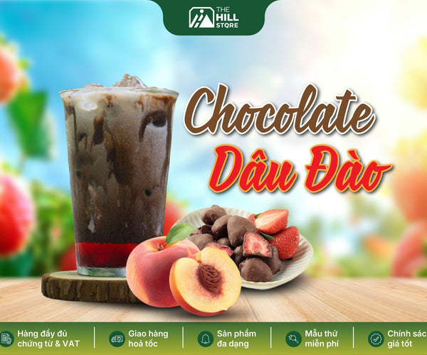 Chocolate dâu đào – xu hướng kết hợp cacao với syrup trái cây – THE ...