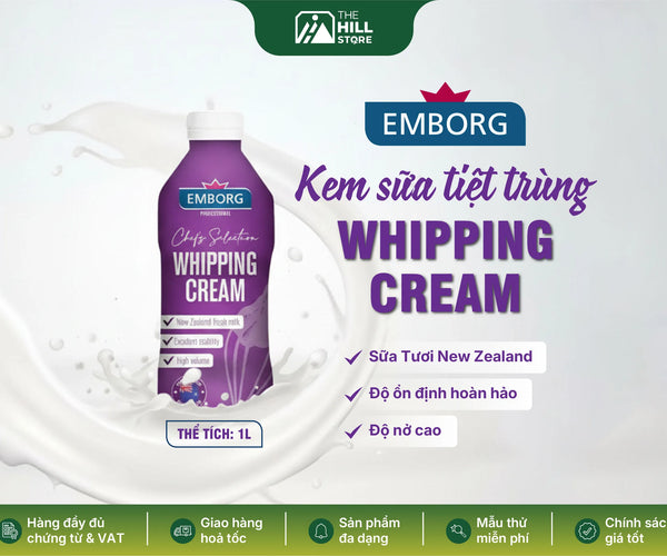 Emborg whipping cream – nguyên liệu phù hợp nhiều mô hình quán – THE ...